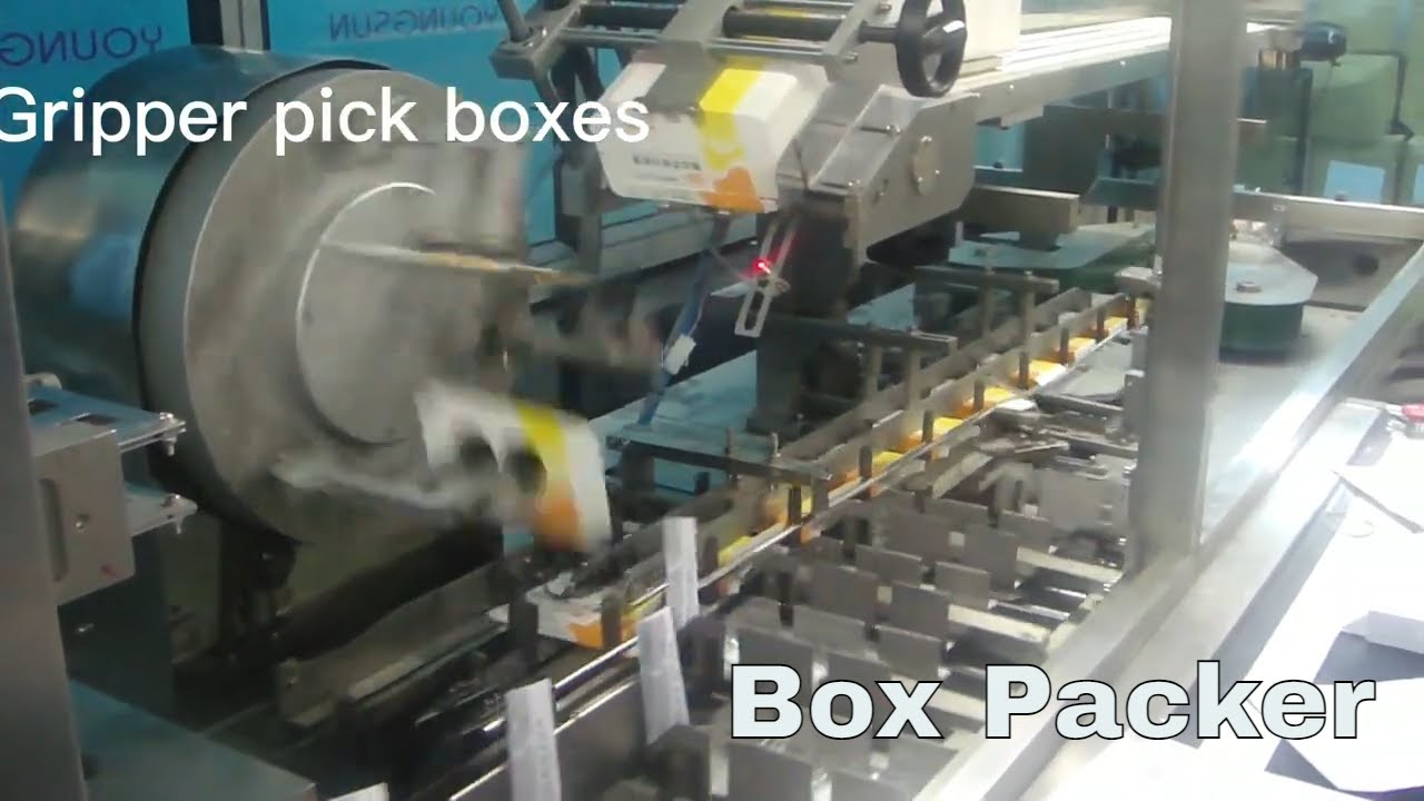 Injection Medicine Box Packing Machine - YouTube