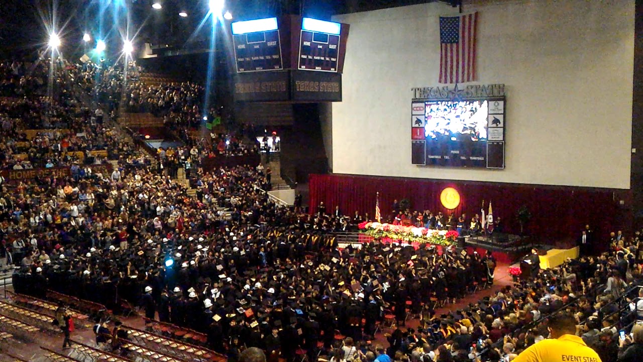 Texas State University 2017 Spring graduation - YouTube