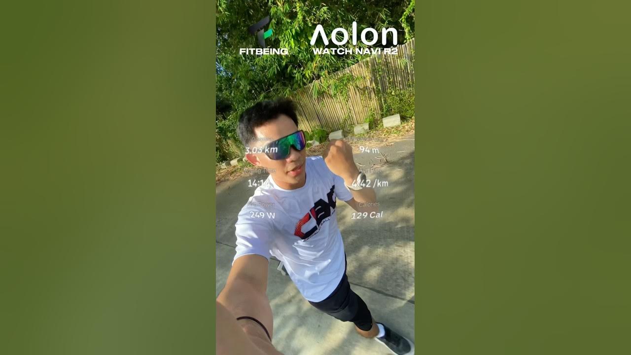 First 3km🏃‍♂️using this Smartwatch from Aolon Philippines AOLON - NAVI R2⌚️ #thelooks #running ...