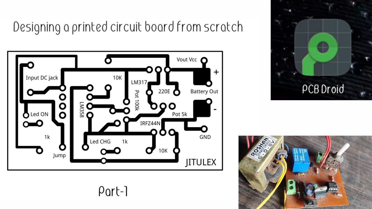 Designing a printed circuit board on a mobile phone - YouTube