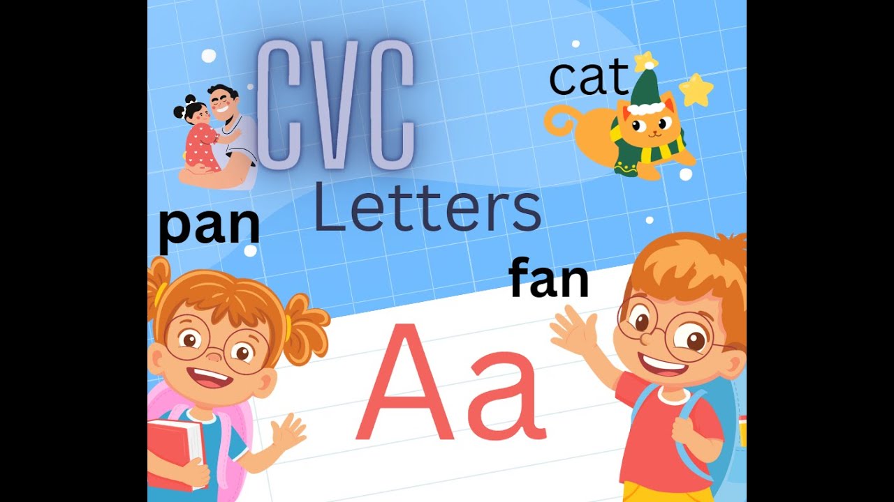 CVC words letter "a" blending words phonic sounds Nursery/ kindergarten ...