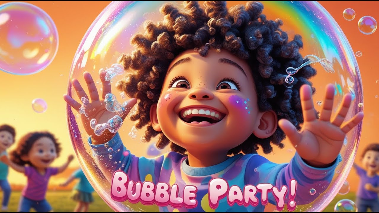 Bubble Party Fun! 🎉 Colorful Bubbles Dance for Kids | Sing & Pop with ...