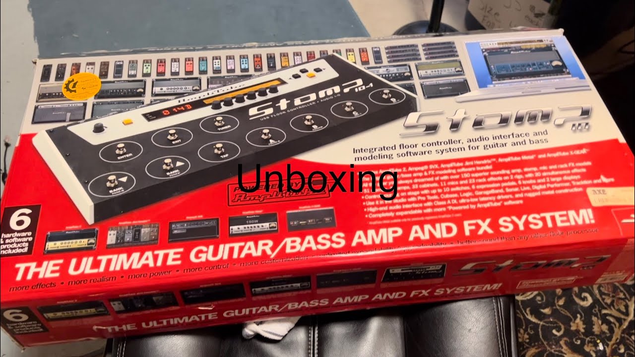 Unboxing ORIGINAL IK Multimedia Stomp IO-1 - YouTube