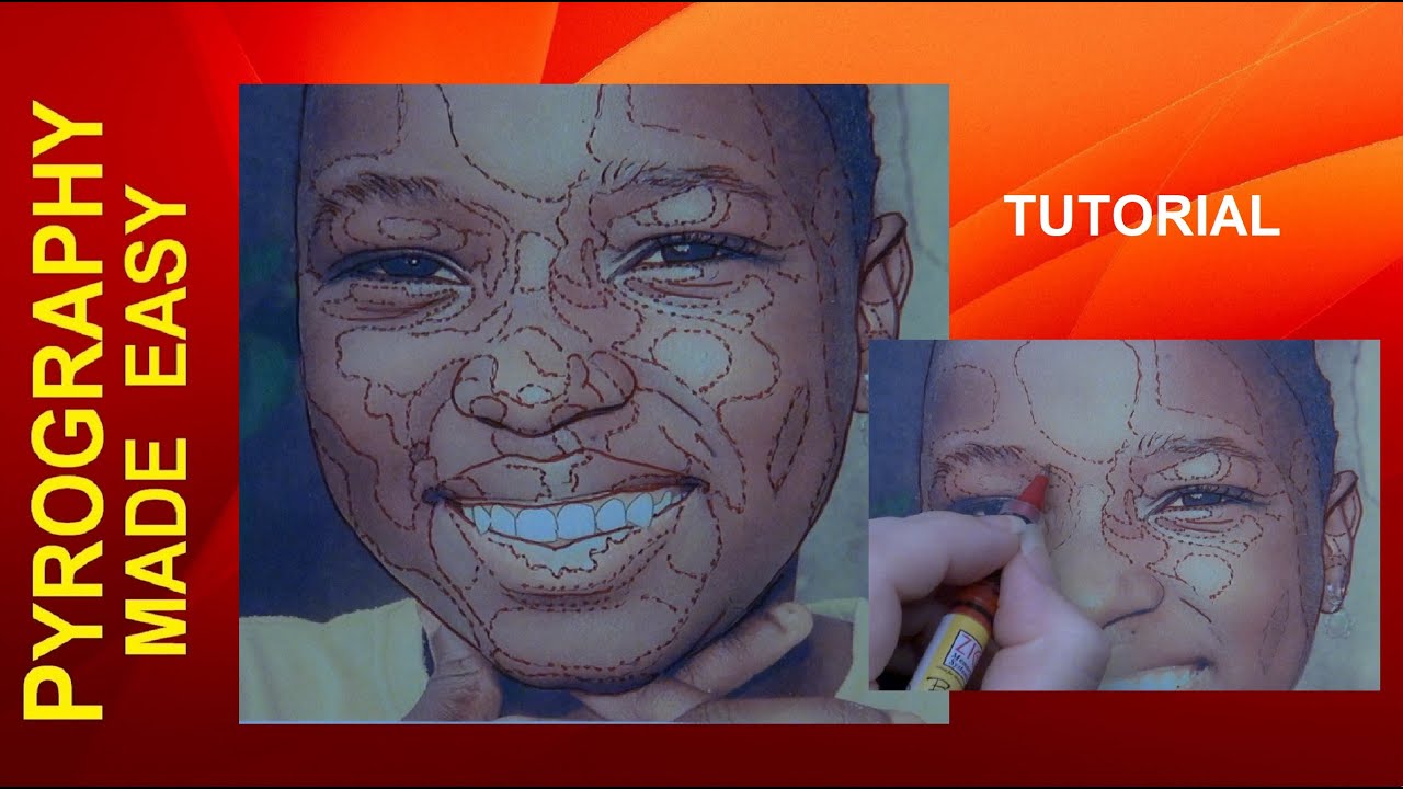 Wood Burning for beginners - Tracing Portrait Photos - pyrography ...