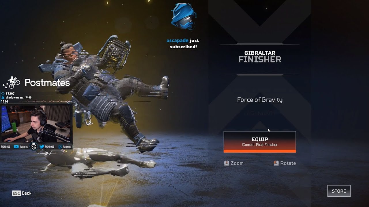 shroud opens 310 apex packs in Apex Legends [Part 4/4] - YouTube