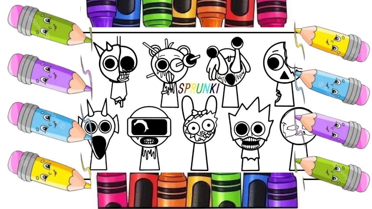 Incredibox Sprunki New Coloring Pages/How to Color SPRUNKI Phase 2 ...