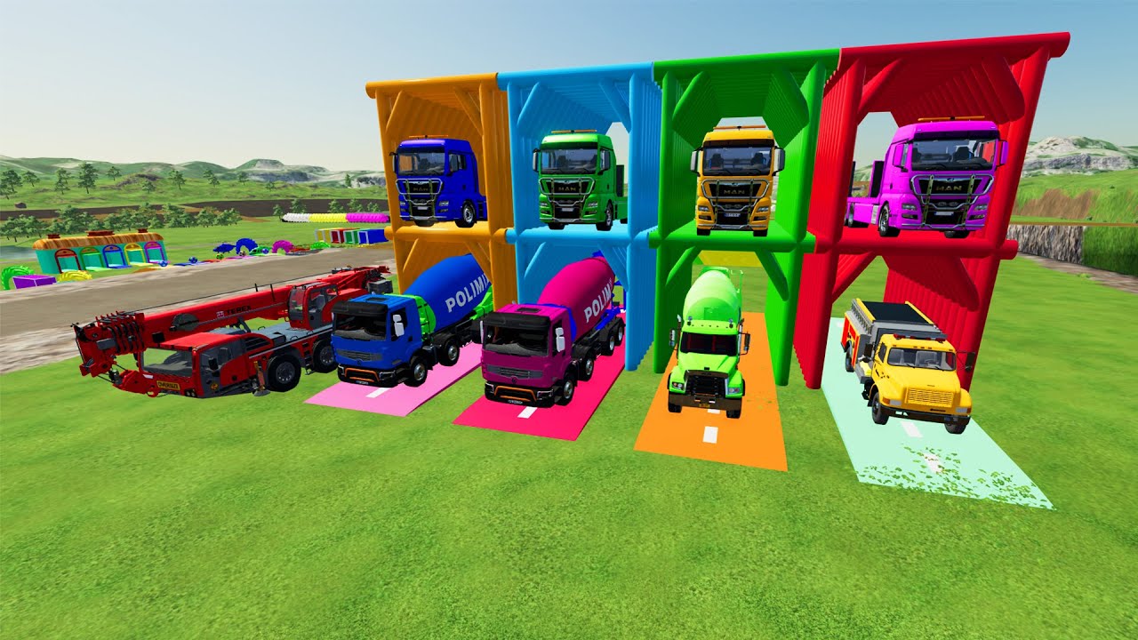 TRANSPORTING CRANE,MIXER CEMENT TRUCK,POLIMIX MIXER TRUCK,LAFARGE MIXER ...