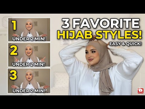 These 3 hijab styles will instantly elevate your look! ✨