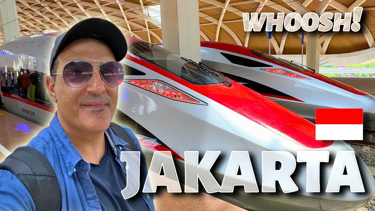 WOW! VIP WHOOSH HIGH SPEED RAIL travel from Bandung to Jakarta! - YouTube