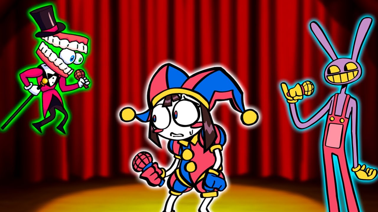 TÔ PERDIDA! OVO CANTÁ!! Friday Night Funkin THE AMAZING DIGITAL CIRCUS ...