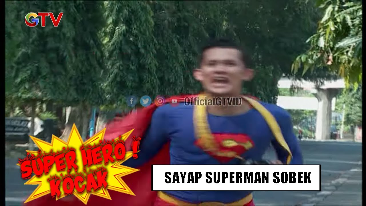 Superman Gagal Terbang Gara Gara Sayap Sobek | Super Hero Kocak | EPS ...