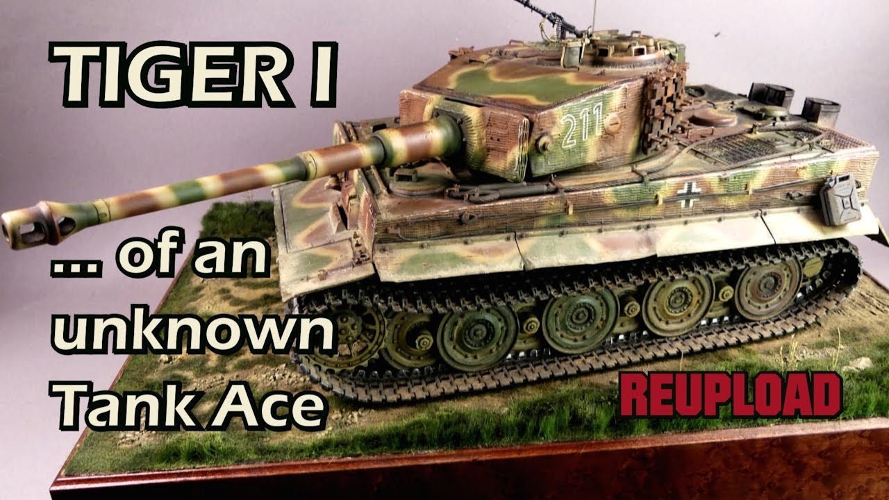 Repainting a 1/16 Scale TIGER I Tank for presentation on a diorama ...