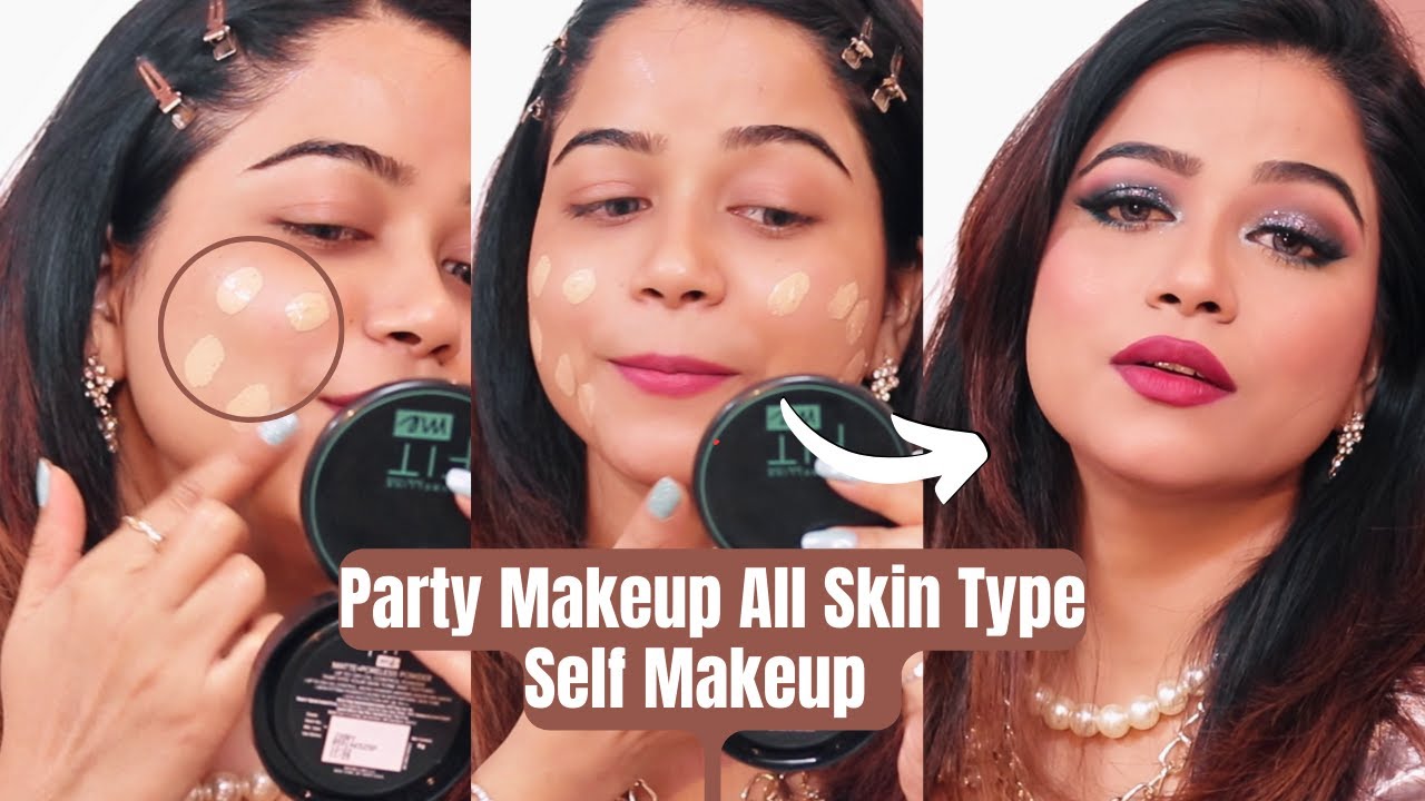 Self Makeup at home | Party Makeup Look #jazmakeuptips #partymakeup ...