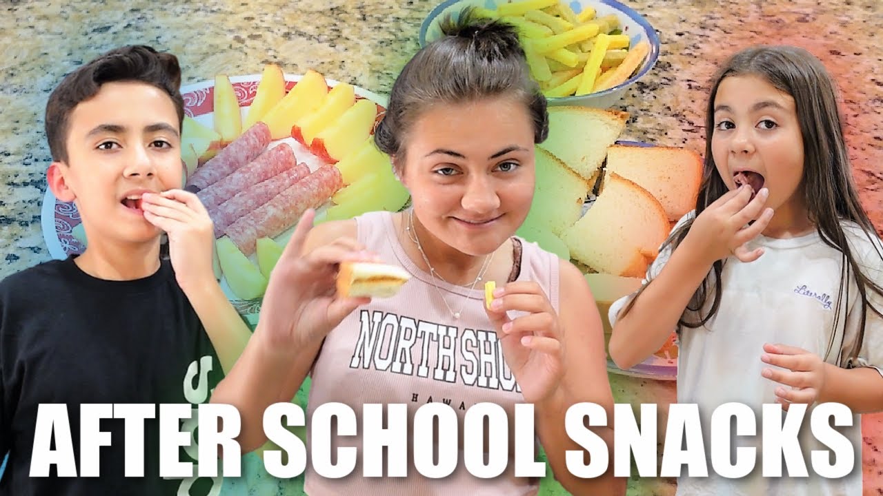 KIDS AFTER SCHOOL SNACKS | KIDS TRY EASY AFTER SCHOOL SNACK IDEAS ...