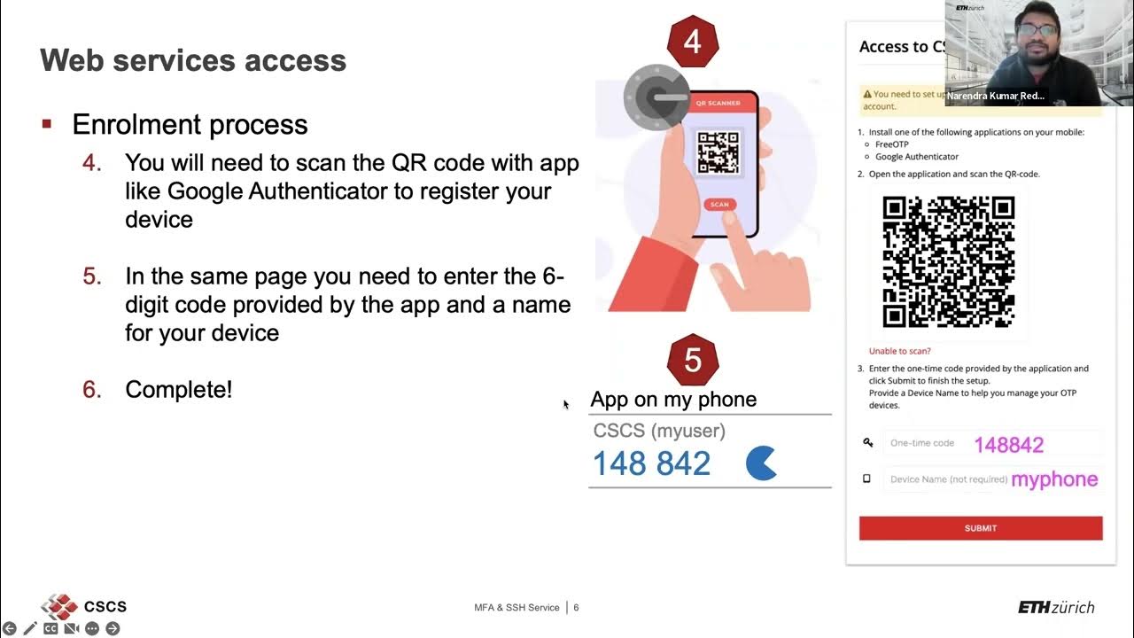 Multi Factor Authentication & SSH Key Service at CSCS - YouTube