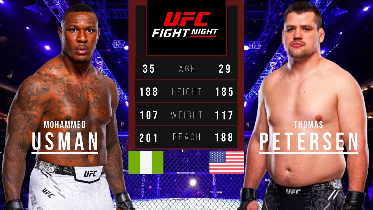MOHAMMED USMAN vs THOMAS PETERSEN FULL FIGHT UFC - YouTube