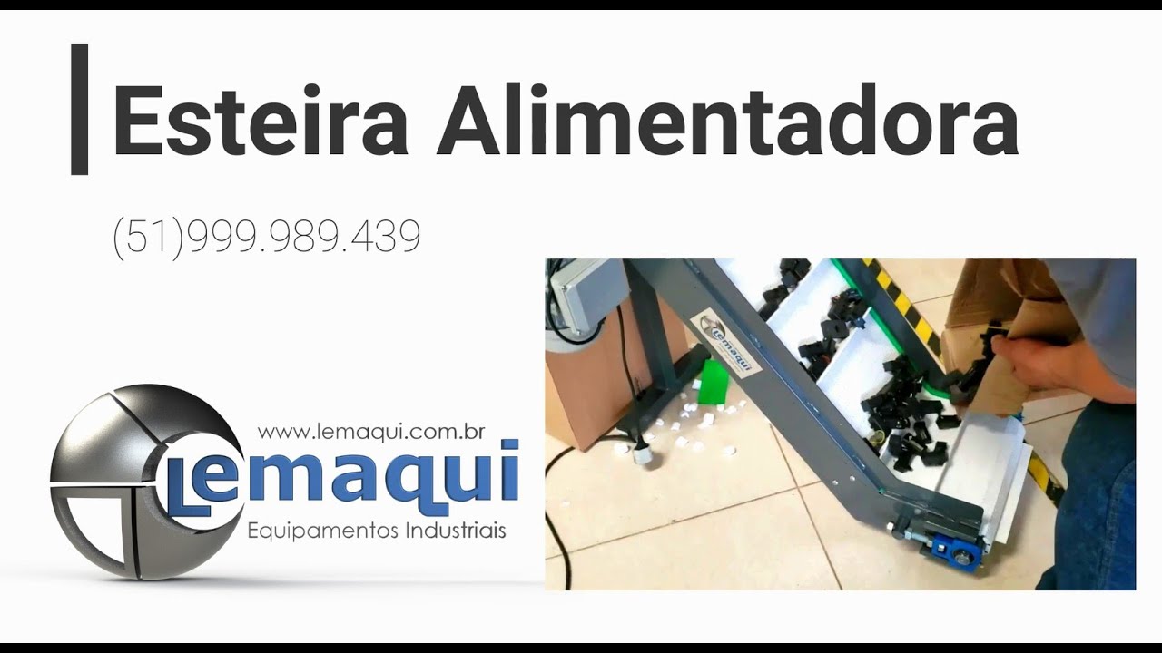 Mini Esteira Alimentadora - YouTube