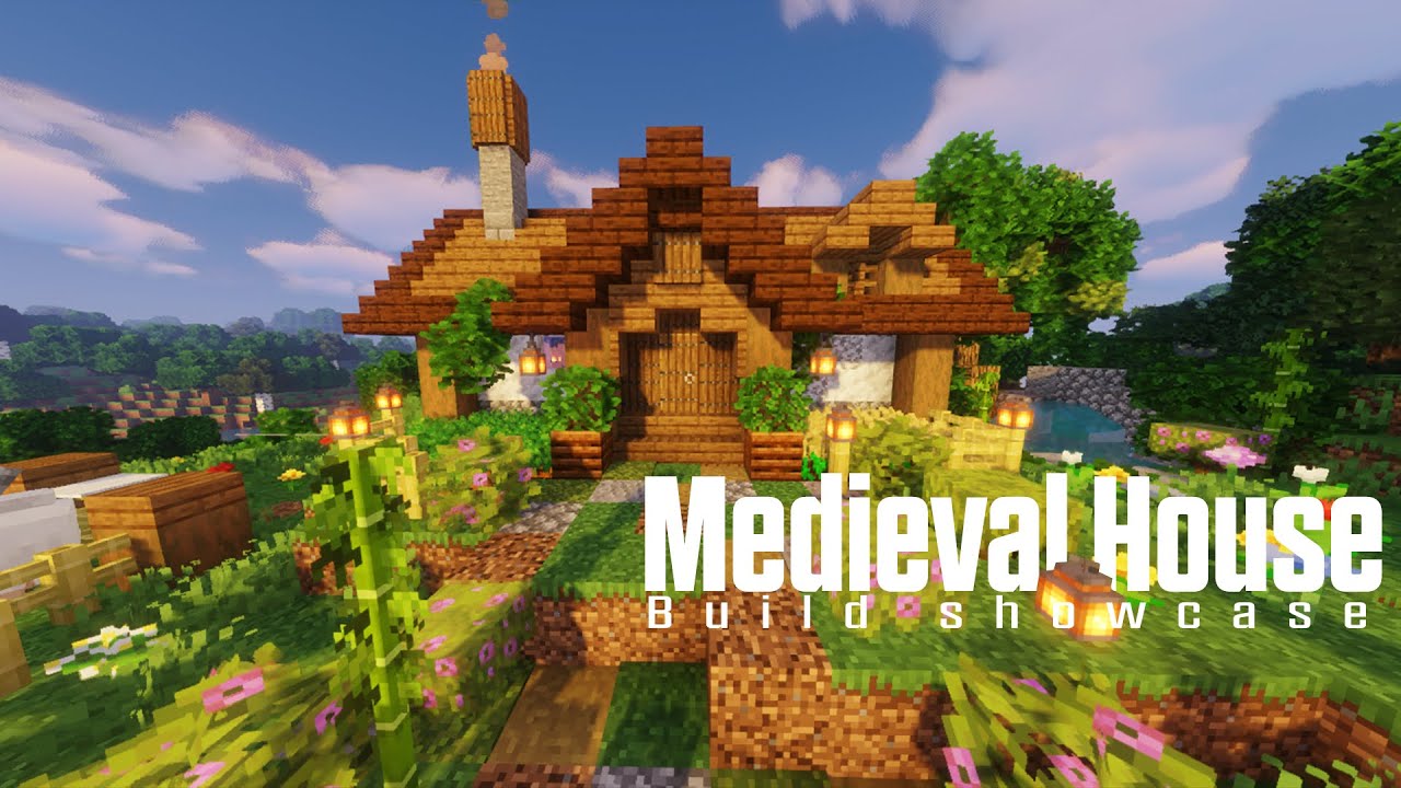 Minecraft Medieval House Design Build Showcase Deep Dark Builds
