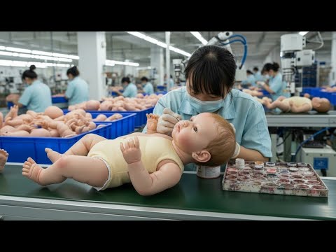 Inside China’s Reborn Baby Doll Factory: From Soft Vinyl to Realistic ...