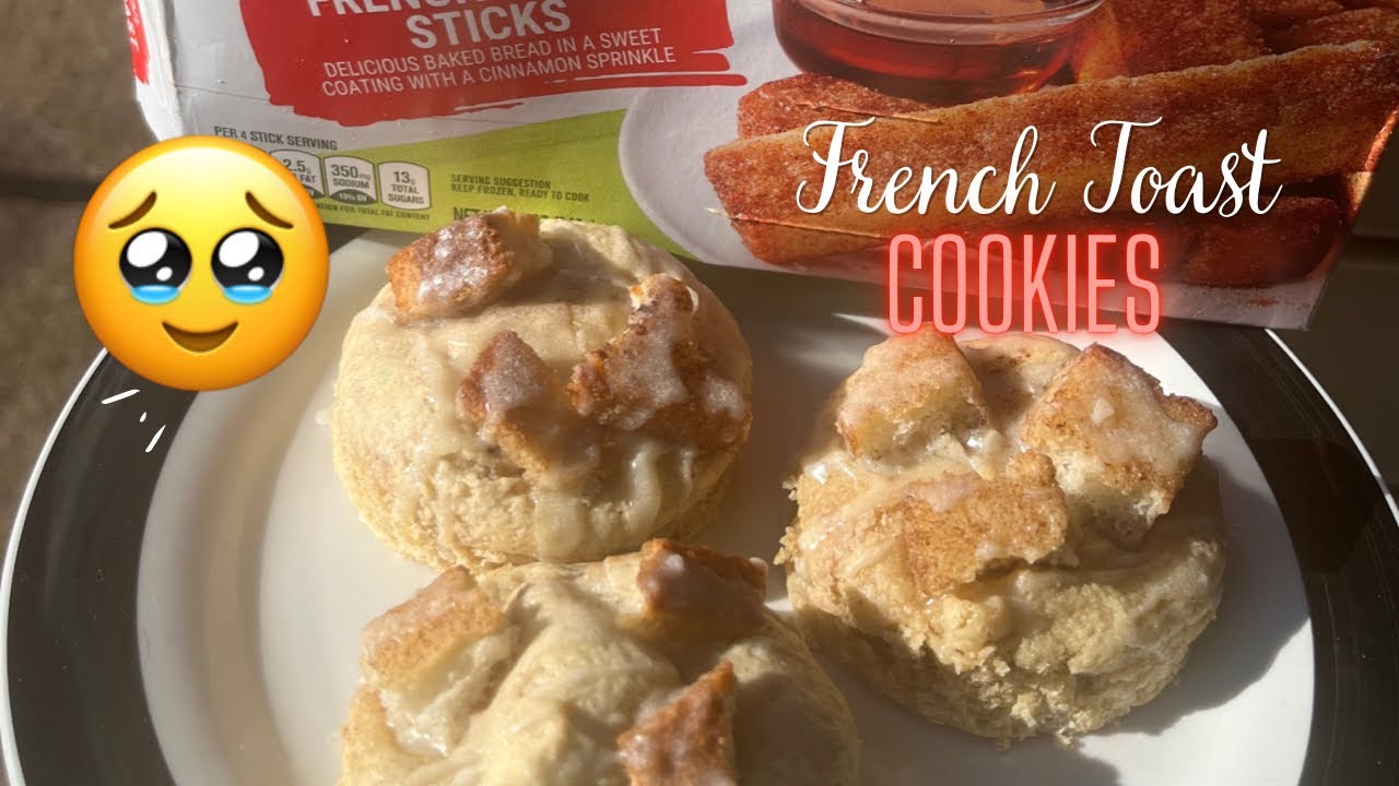 French toast stick cookies - YouTube