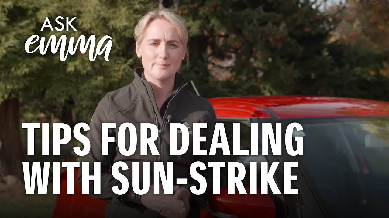 What are some tips for dealing with sun-strike? - YouTube