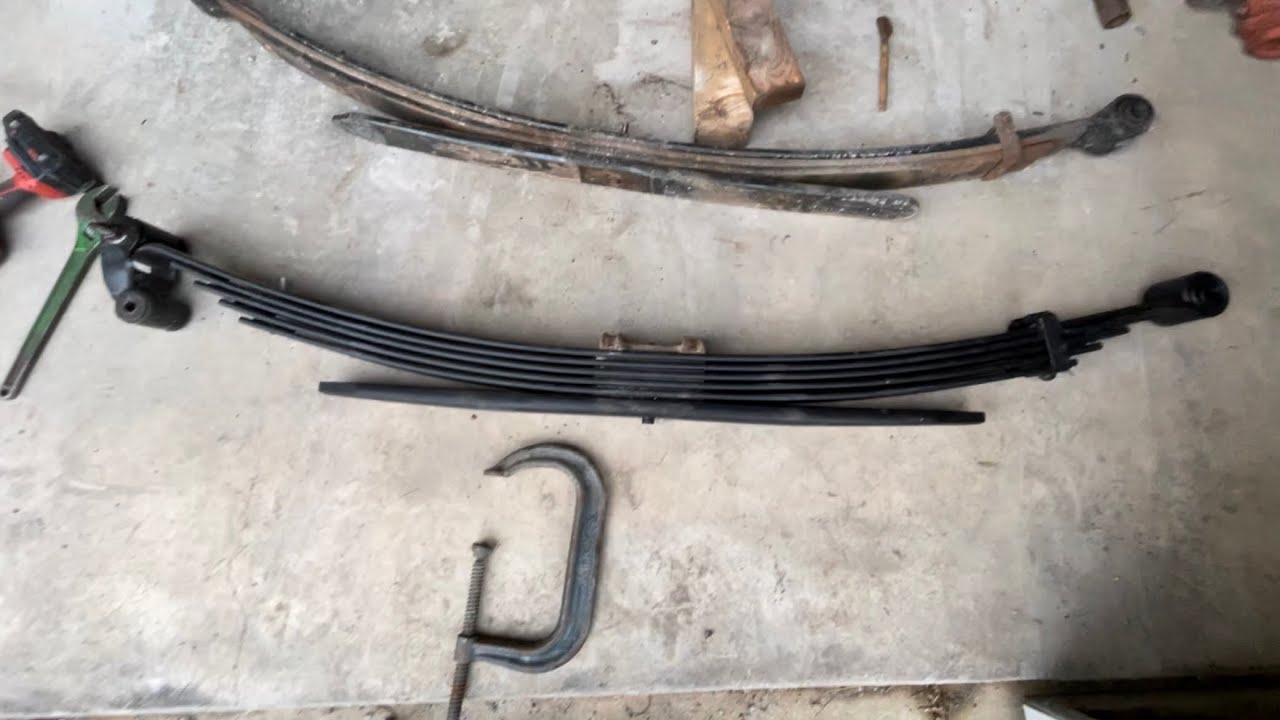 Ford f250 leaf spring replacement - YouTube
