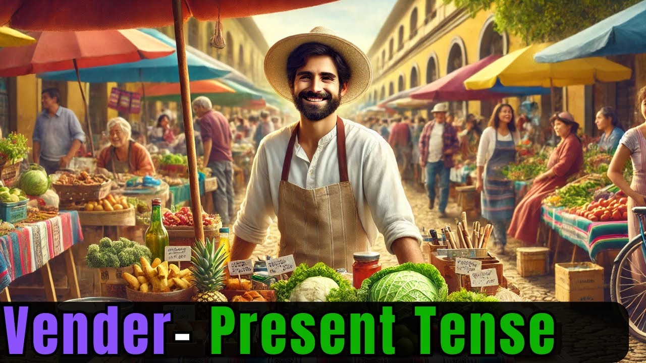 "Vender" in Spanish – Present Tense Conjugation, Conversation + Quiz ...