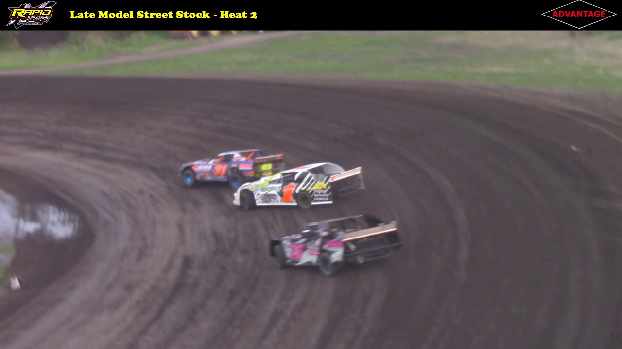 Late Model Street Stock -- 7/18/17 -- Rapid Speedway - YouTube