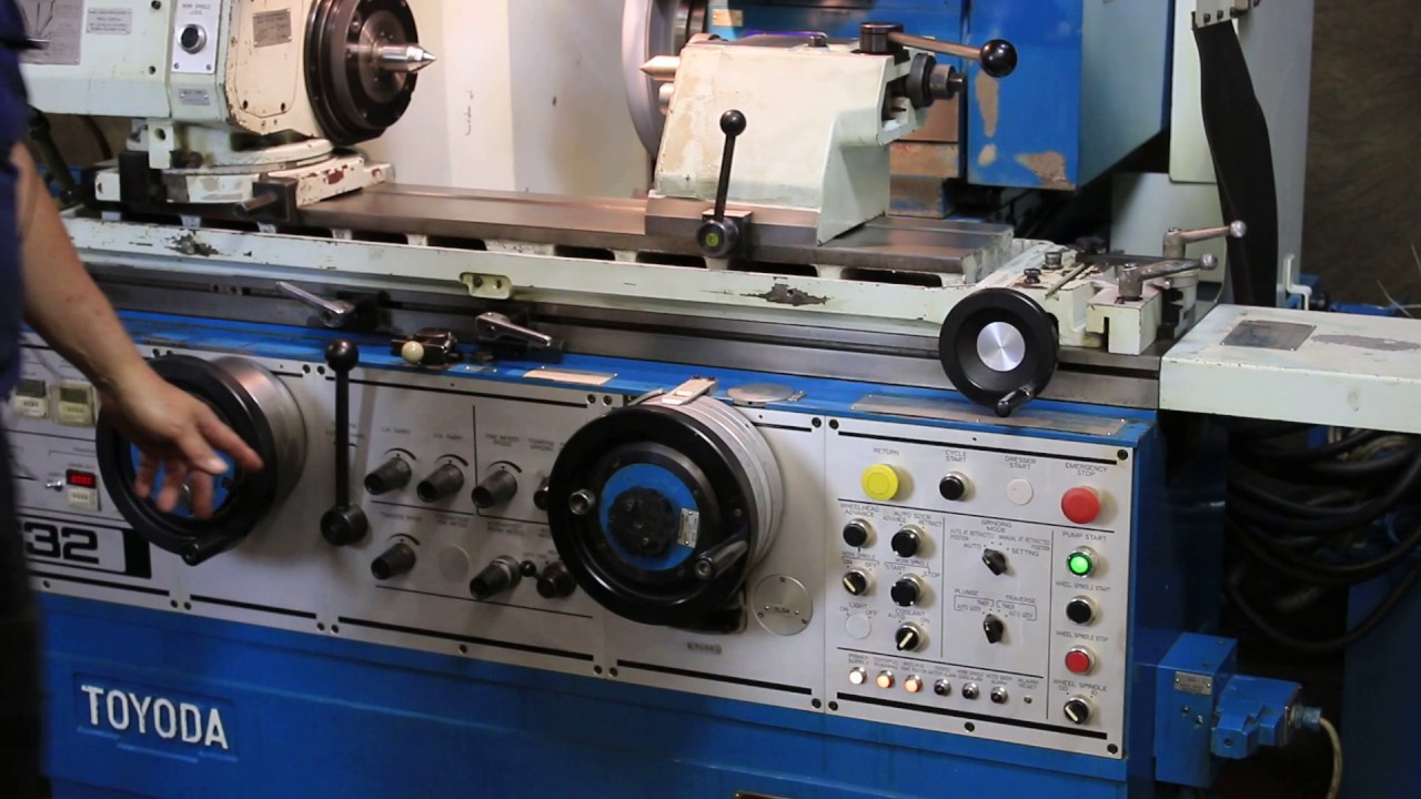 Toyoda GOP32X50 OD GRINDER - YouTube