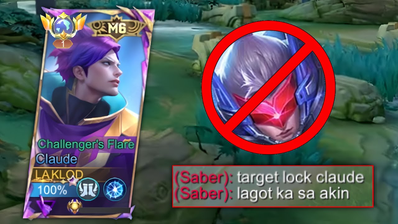 HOW TO EASILY COUNTER AGGRESSIVE SABER USING CLAUDE! TUTORIAL - YouTube