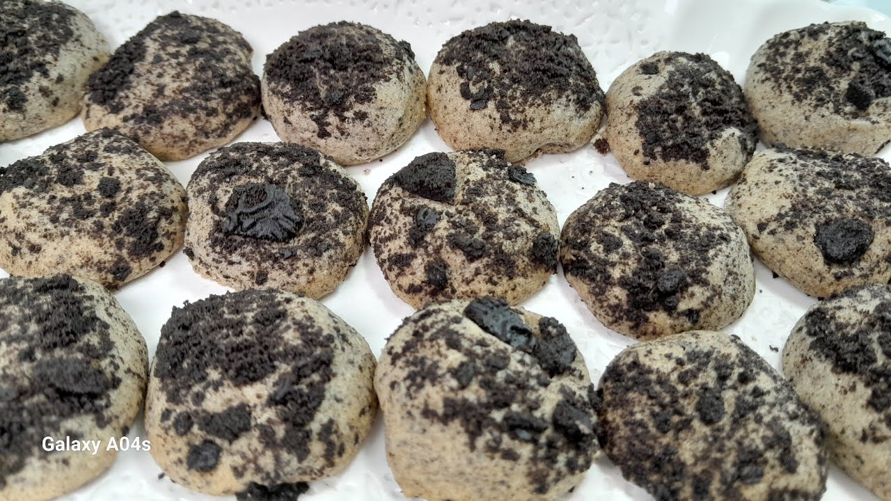 Resepi Biskut Oreo Cruncy /kuih raya. - YouTube