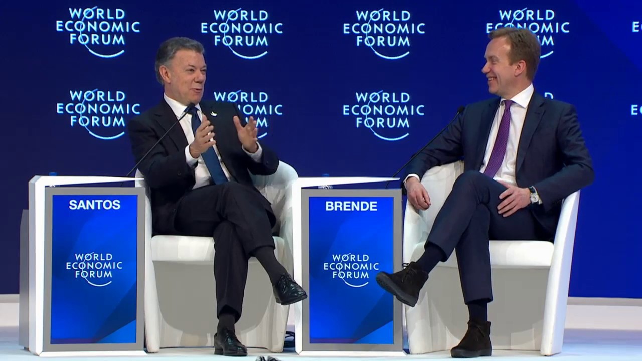 Davos 2017 - Global Statesman Award: Lessons from Peace in Colombia ...