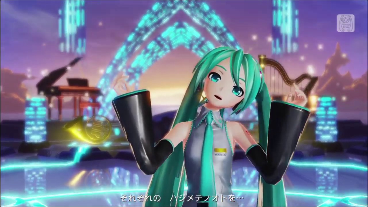 【初音ミク "Hatsune Miku"】ハジメテノオト "Hajimete no Oto"【Project DIVA X 】 - YouTube