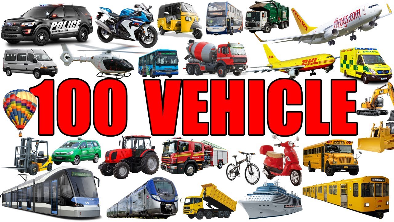 100 Vehicle Name | Guess The 100 Vehicle in 3 Seconds - How many can ...