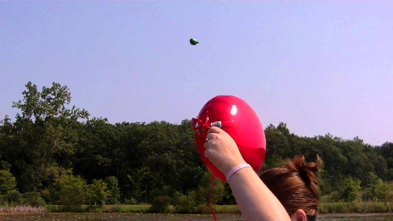 First Part of Jack's Balloon Launch - YouTube