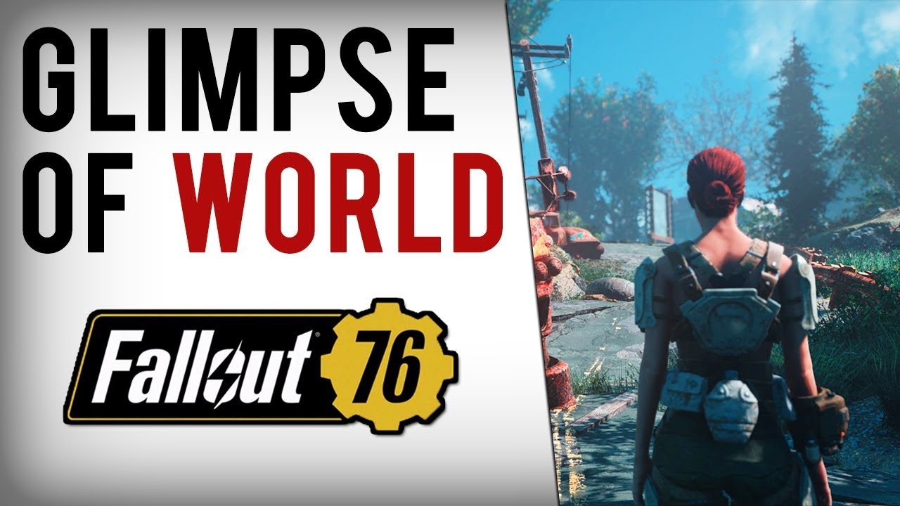 FALLOUT 76 FIRST Glimpse of West Virginia Open World LEAKED! - YouTube