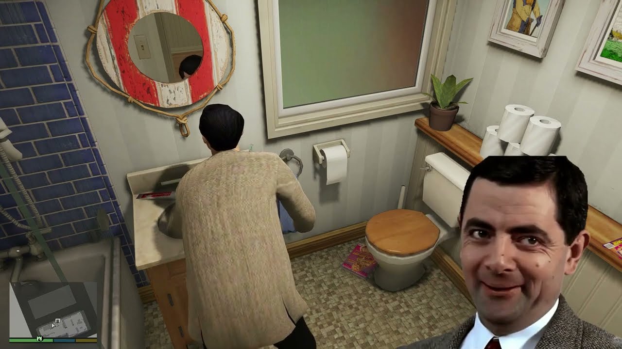 MR BEAN GOING TO OFFICE MONDAY IS WORK DAY | MR BEAN MACHINIMA GAMEPLAY ...