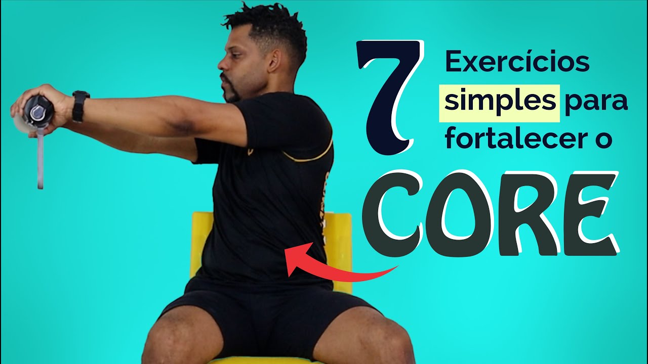 7 melhores Exercícios p/ começar a FORTALECER O CORE - ideal p/ idosos ...