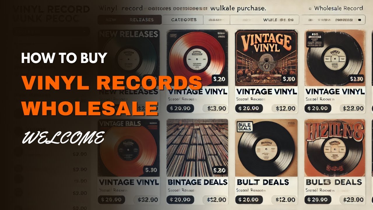 How to Buy Vinyl Records Wholesale - YouTube