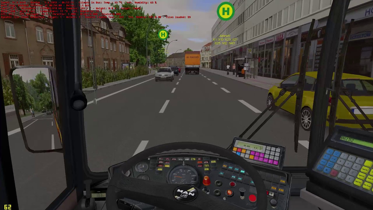 OMSI 2 Joyride #439 - Berlin X10 Assignment 8 School bus - Route 620 ...