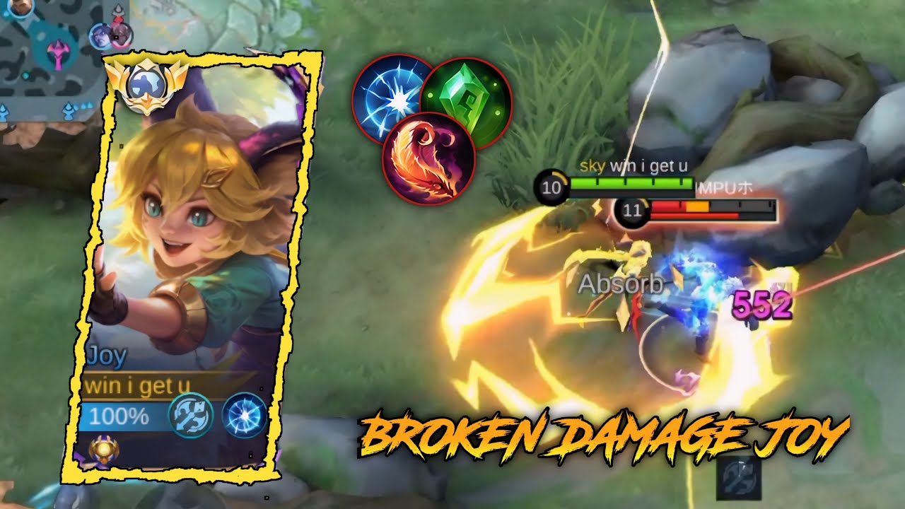 BEST GAMEPLAY JOY EXPLANE MLBB !! || BUILD TOP GLOBAL JOY MLBB || HOW ...