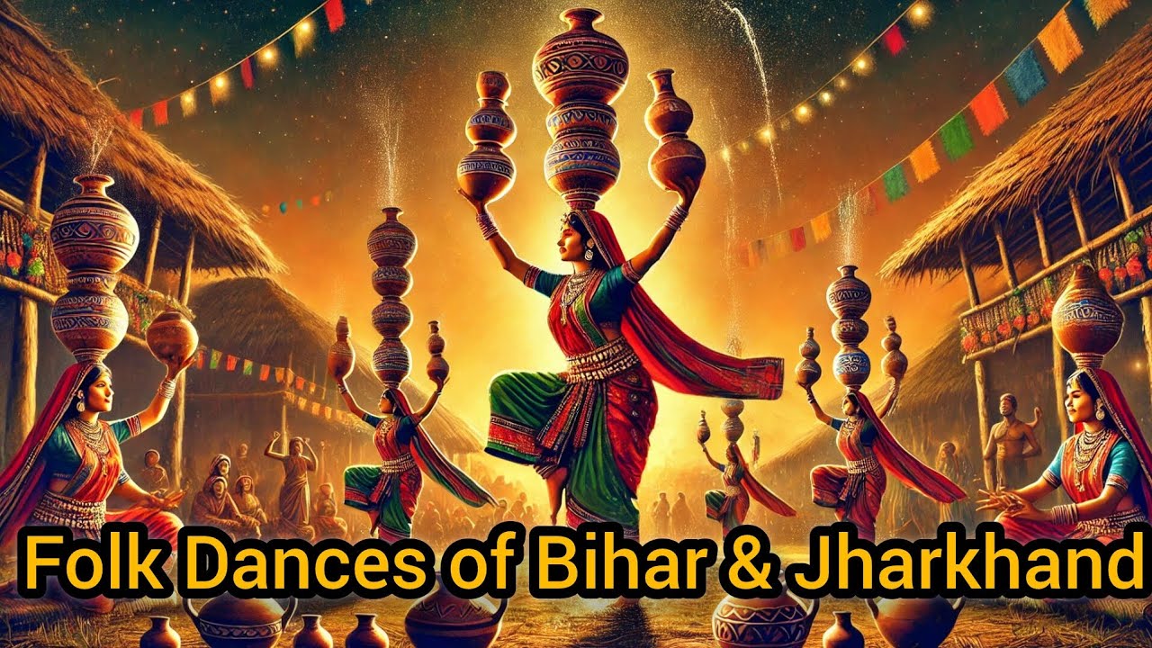 Folk Dances of Bihar and Jharkhand #dance #folkdance #ai - YouTube