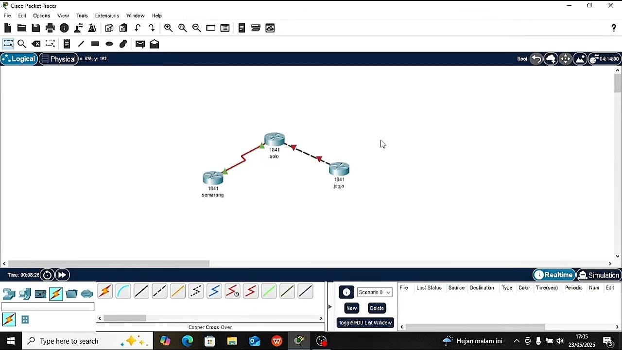 Konfigurasi Routing static dan EIGRP di Cisco packet tracer - YouTube