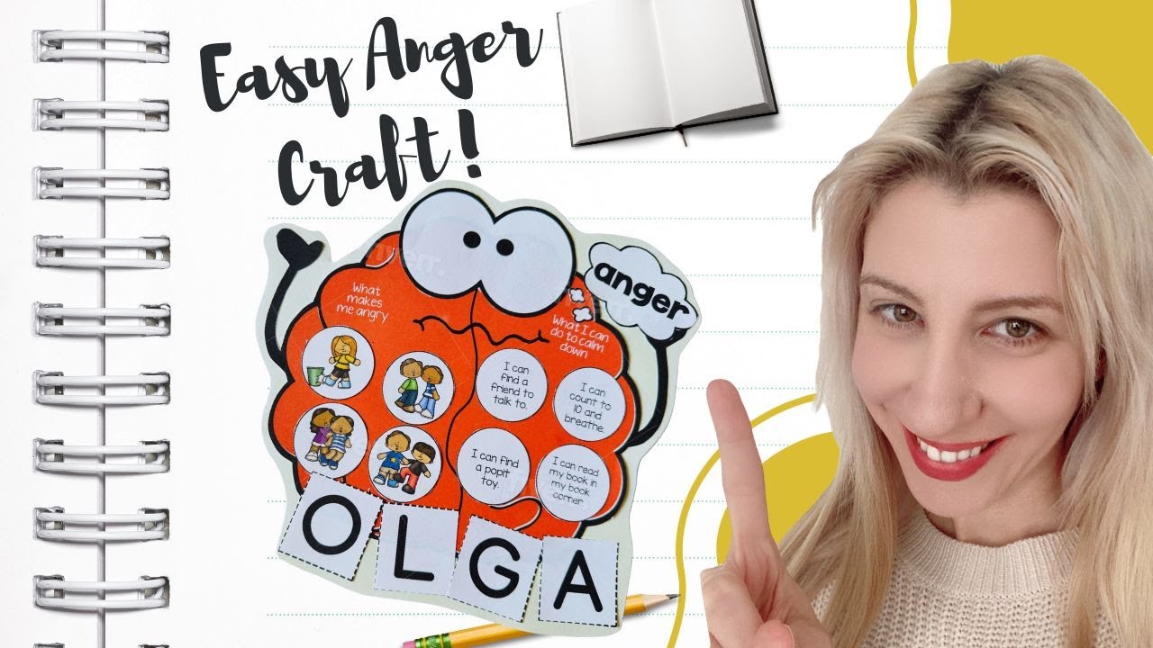 Emotion Craft Preschool: Fun & Easy Emotions Craft Ideas for Kids! Anger Emotion Calm Down ...