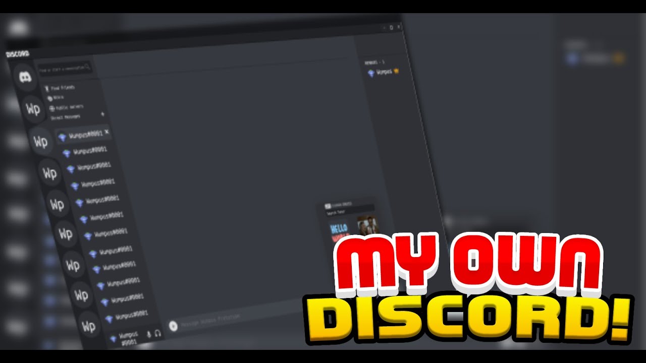 Designing Discord in **MY** own **WAY**! - YouTube