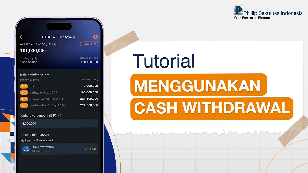 Tutorial Fitur Cash Withdrawal di POEMS Mobile - YouTube