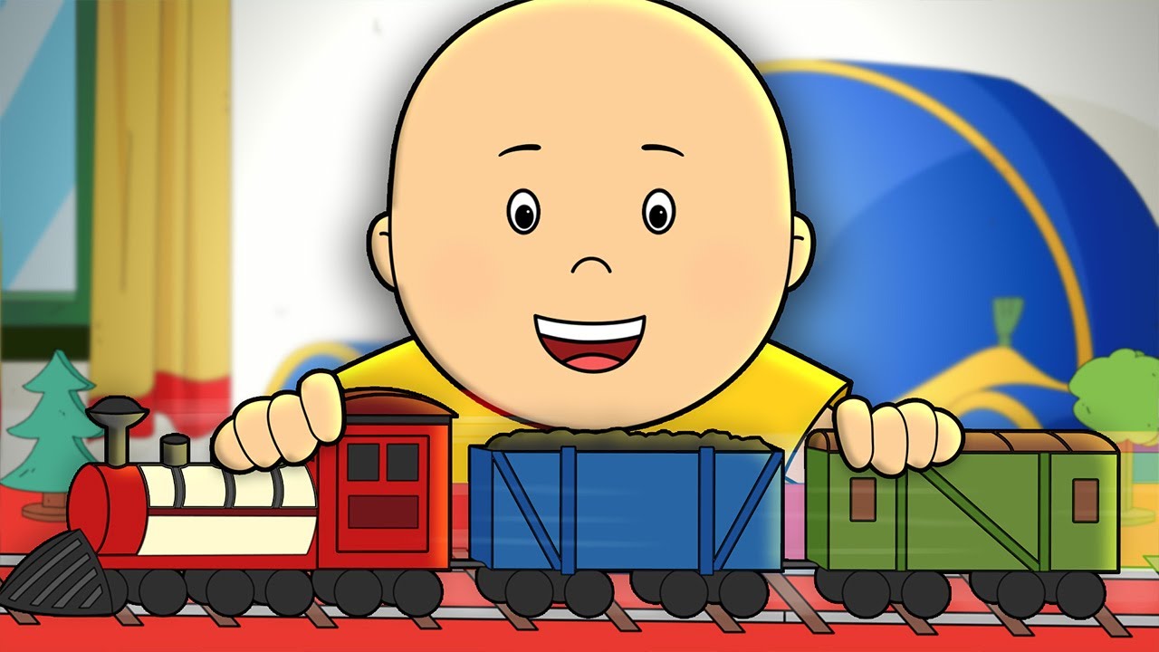Caillou et le Train | Caillou en Français - YouTube