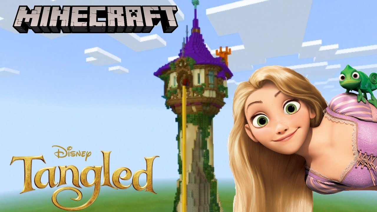 Minecraft Rapunzel tower map {My work } - YouTube