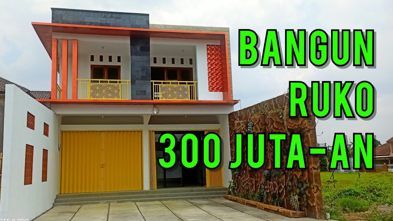 BANGUN RUKO 300 JUTA-AN DI TENGAH KOTA TAHUN 2024 - YouTube