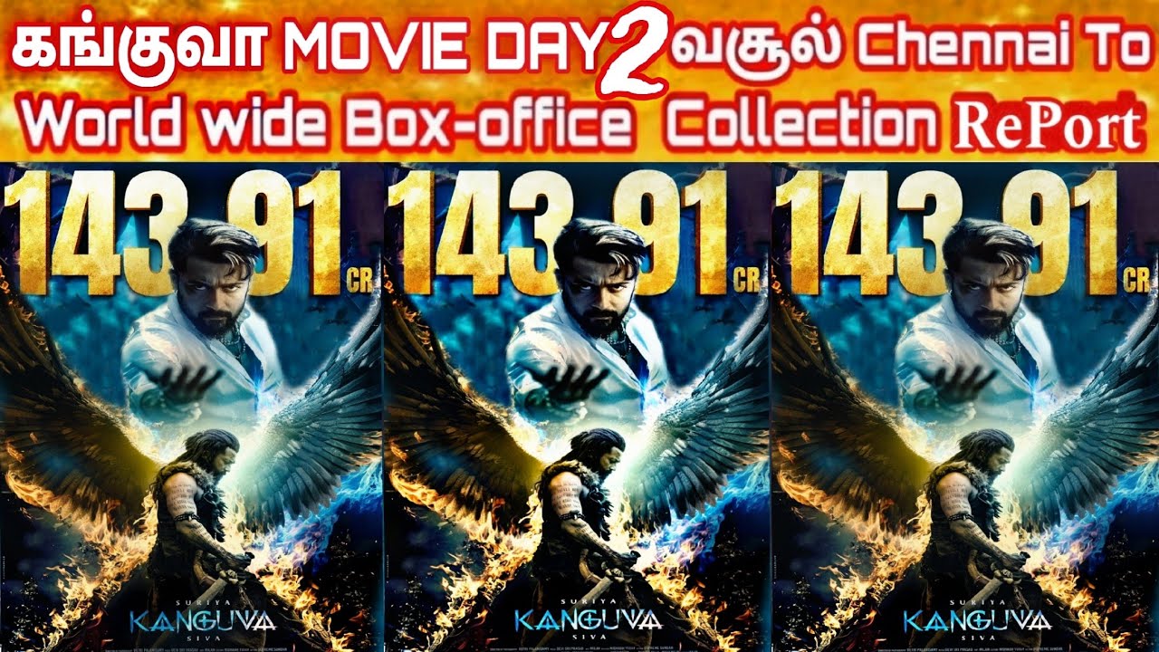 Kanguva Movie 2nd Day WorldWide Boxoffice Collection | Kanguva Day 2 ...